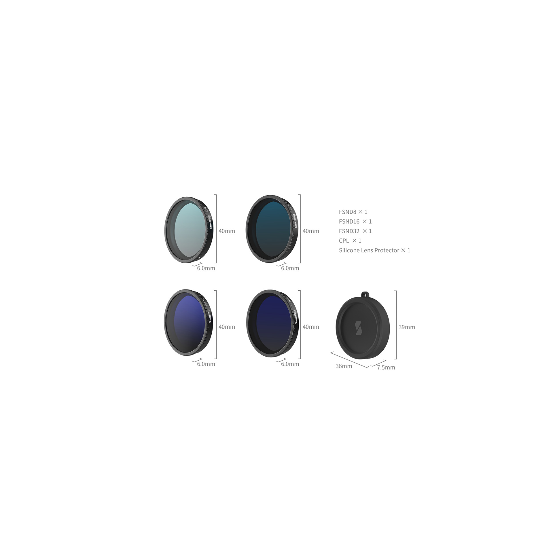 SmallRig ND Filter Kit for DJI Osmo Action 5 Pro /4 5411 - Market Films ...