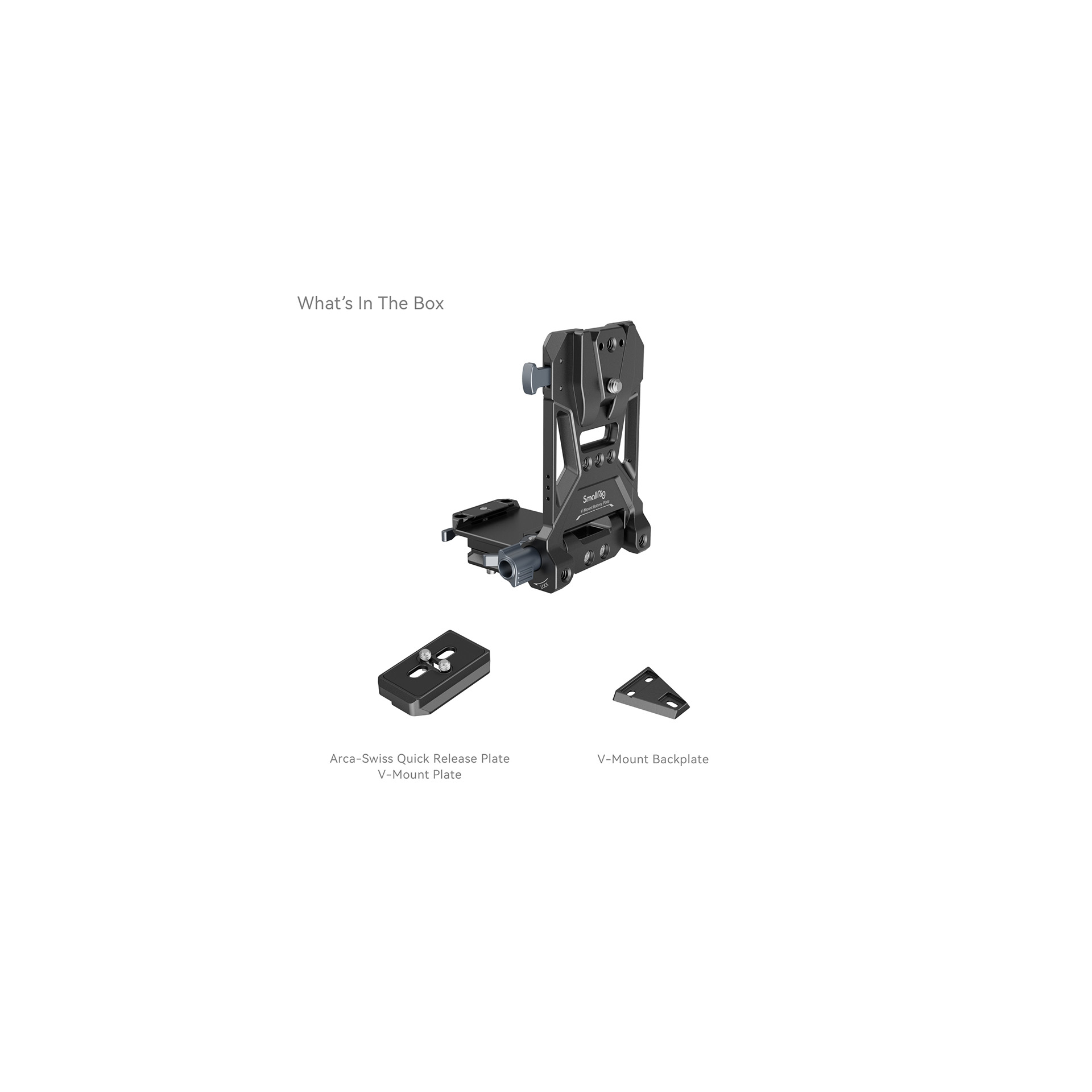 SmallRig V-Mount Battery Mount Plate Kit 4064B - Market Films Perú